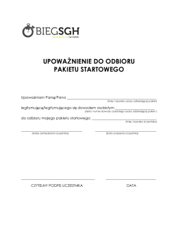 WZ R UPOWA NIENIA Upowa nienie I O wiadczenie Do WZ R UPOWA NIENIA Upowa nienie I O wiadczenie Do